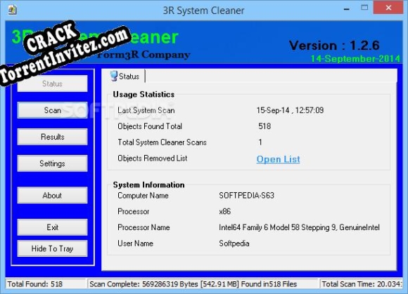 3R System Cleaner Key generator » Download