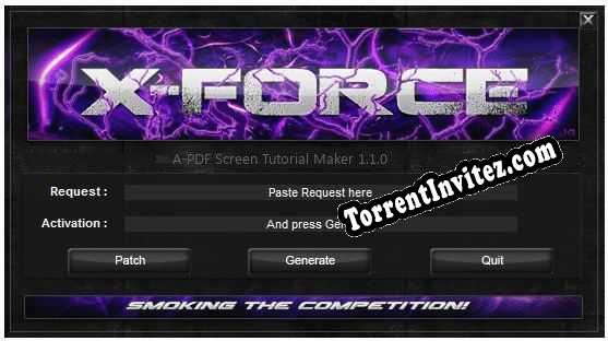 Registration key for the program A-PDF Screen Tutorial Maker » Download