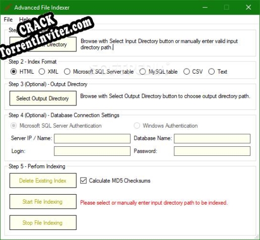 Free key for Advanced File Indexer » Download