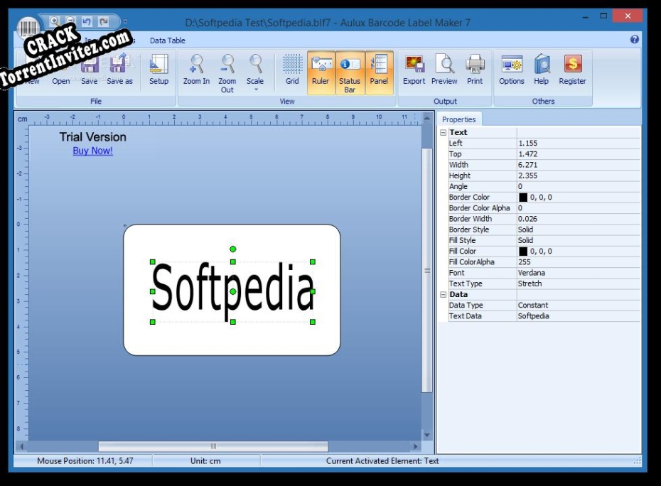 Aulux Barcode Label Maker Professional key free » Download