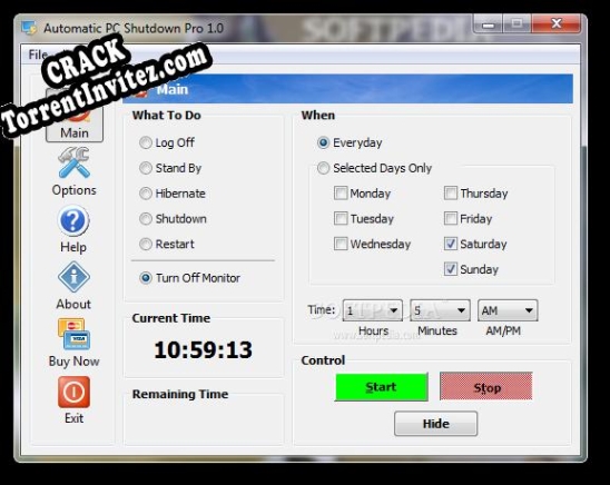 Free key for Automatic PC Shutdown Pro » Download