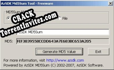 AzSDK MD5Sum serial number generator » Download