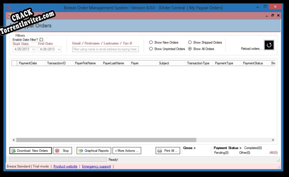 Breeze Order Management System serial number generator » Download