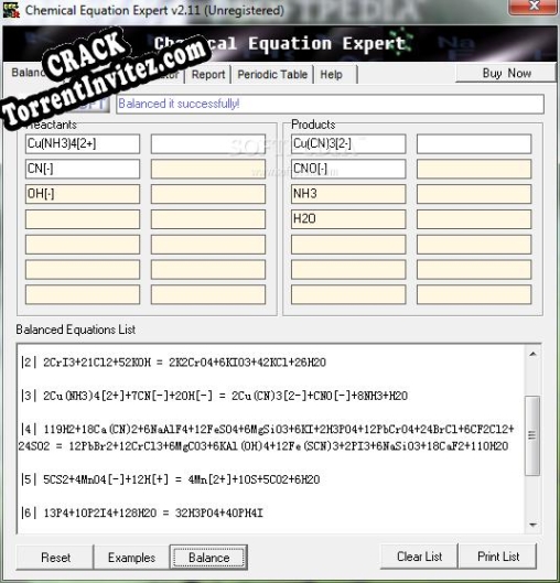 Key generator (keygen) Chemical Equation Expert » Download