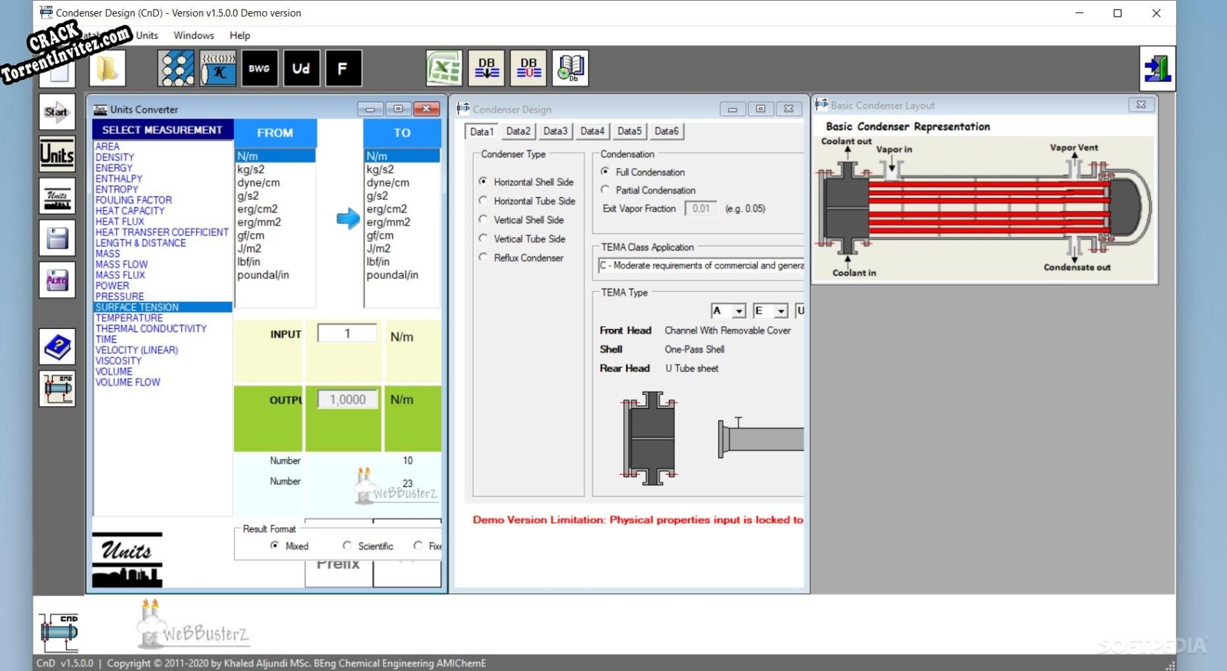 Activation key for Condenser Design » Download
