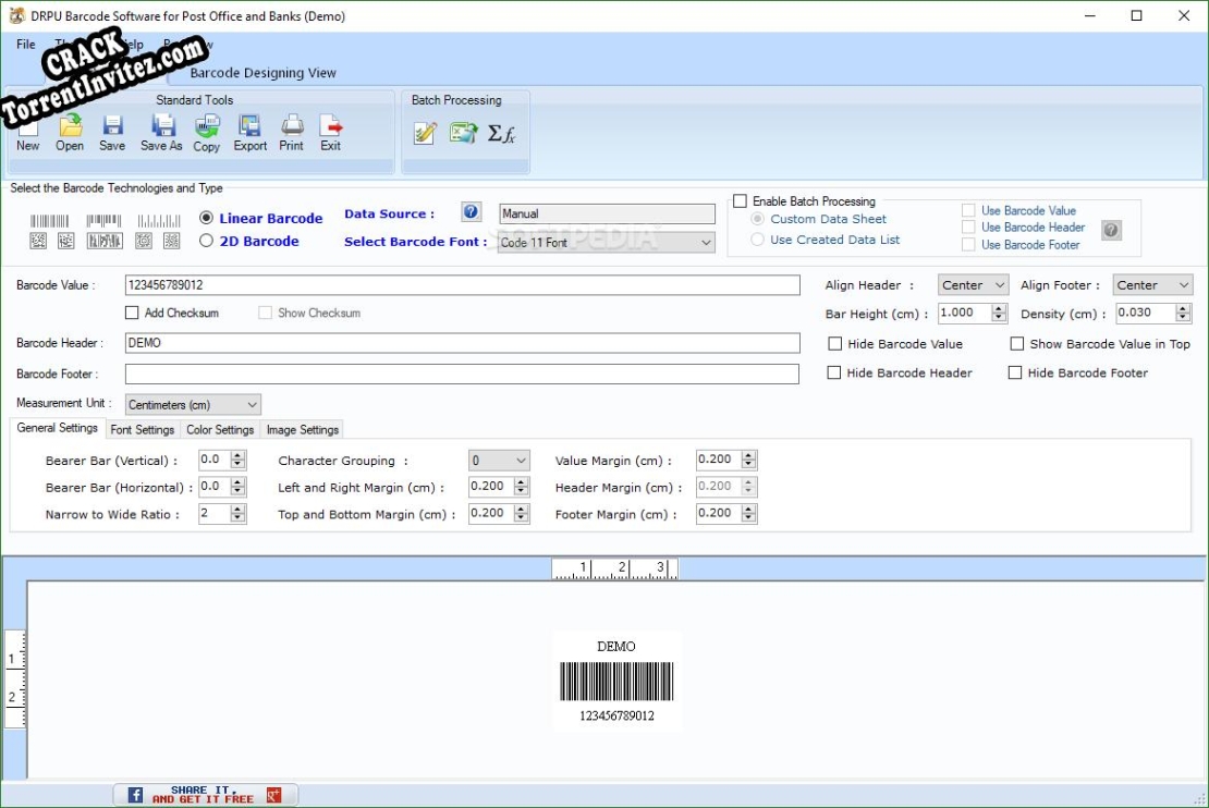 DRPU Barcode Software for Post Office and Banks activation key » Download