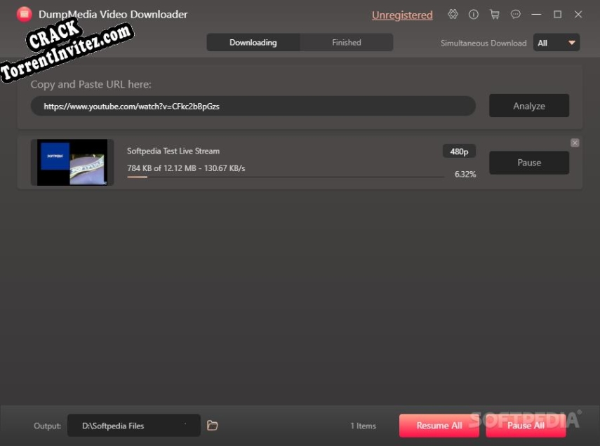 Free key for DumpMedia Video Downloader » Download