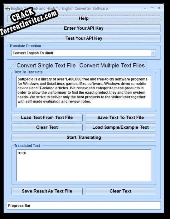 English To Hindi and Hindi To English Converter Software key free ...