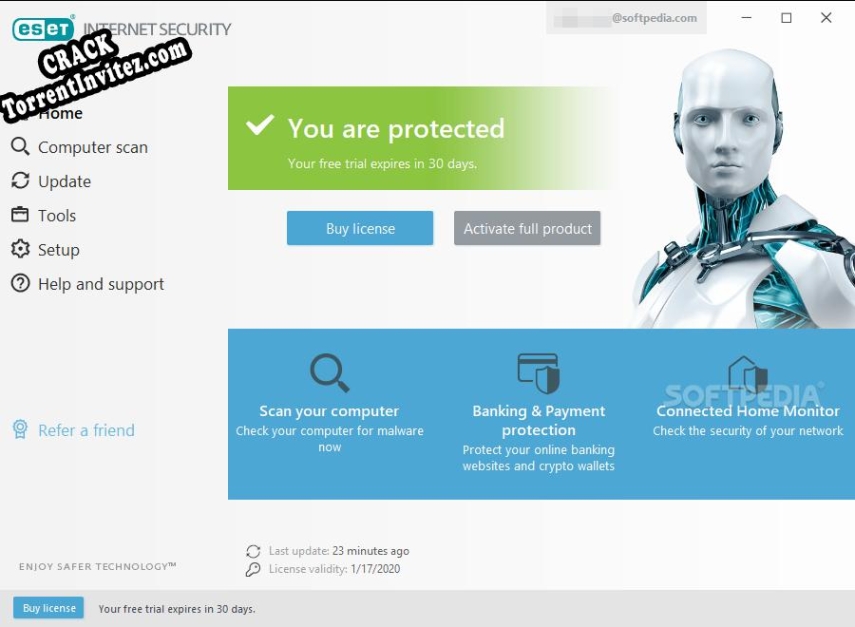 Activation key for ESET Internet Security » Download