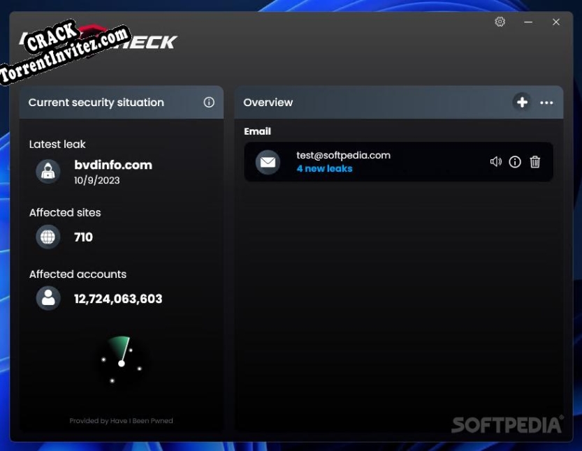 Free key for HackCheck » Download