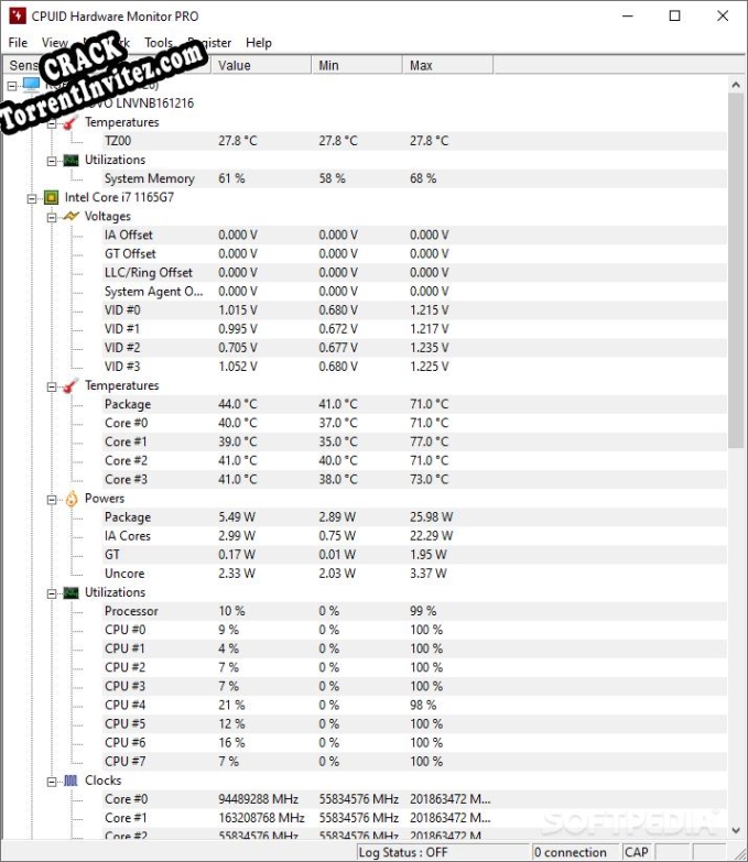 Activation key for HWMonitor Pro » Download