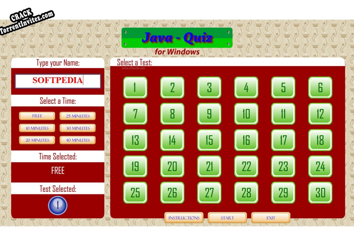 Java - Quiz key free » Download