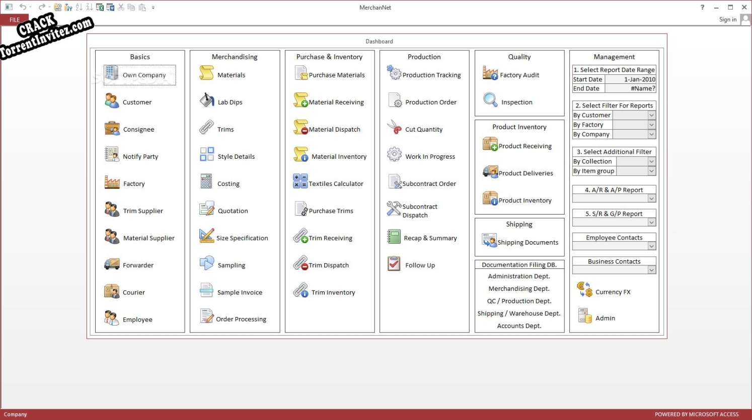 Registration key for the program MerchanNet » Download