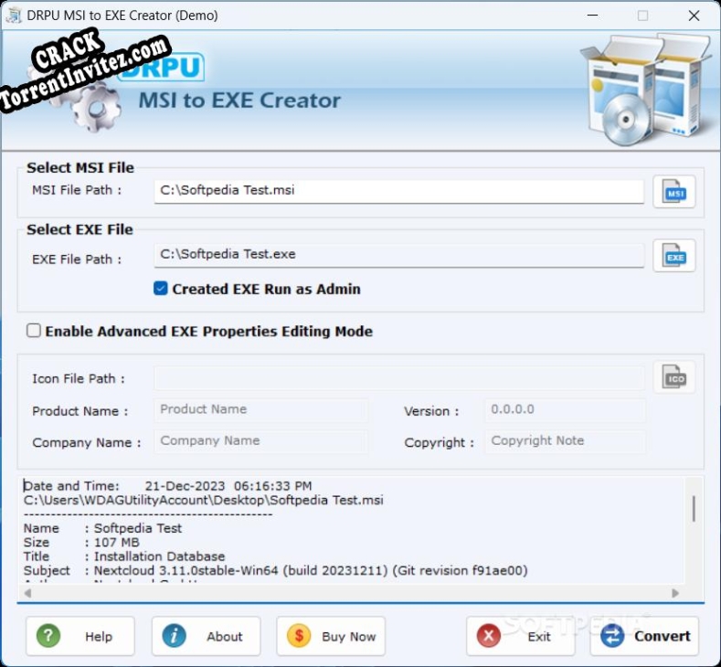 MSI to EXE Converter Key generator » Download