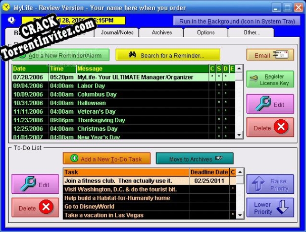 Key generator (keygen) MyLife » Download