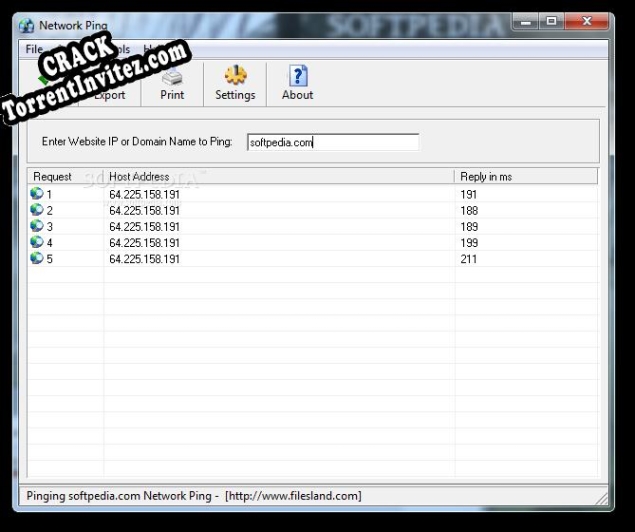Network Ping key free » Download