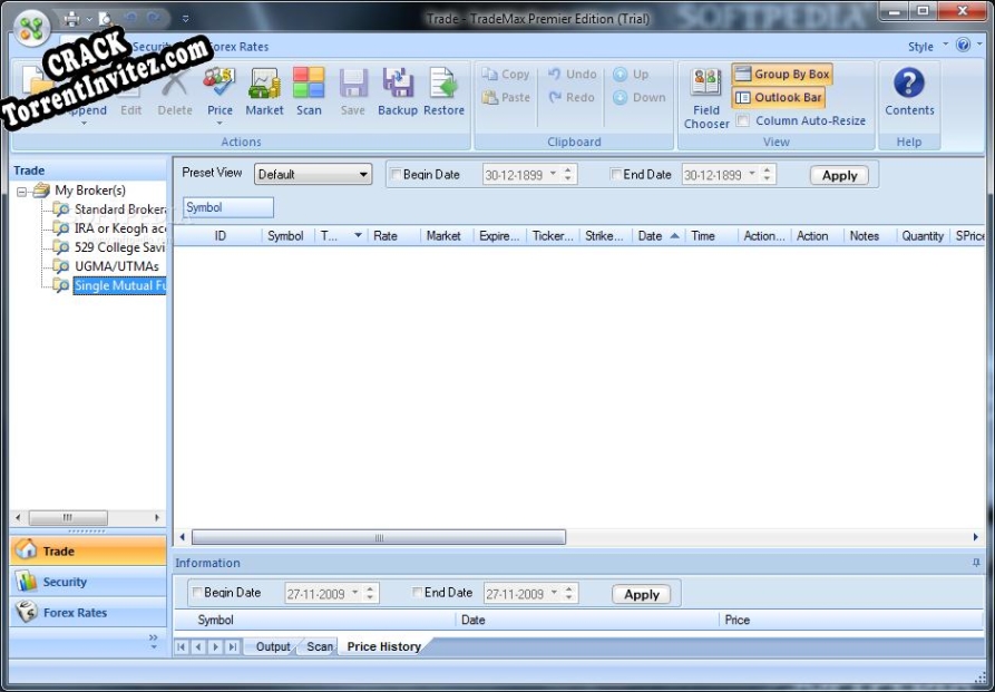 Registration key for the program Neutral Trend TradeMax Premier Edition ...