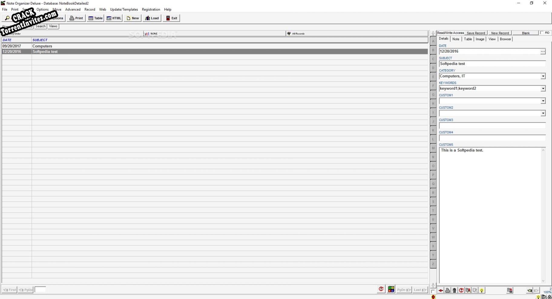 Notes Organizer Deluxe serial number generator » Download