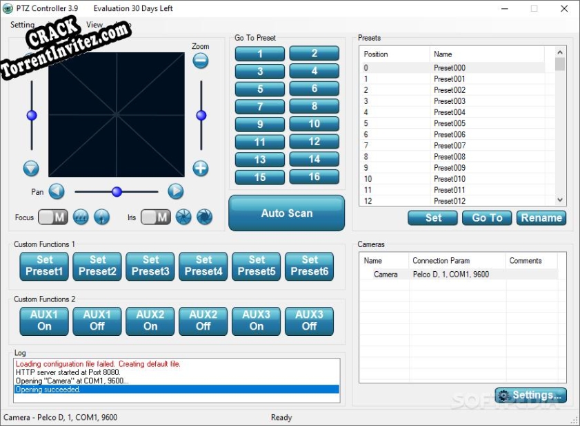 Free key for PTZ Controller » Download