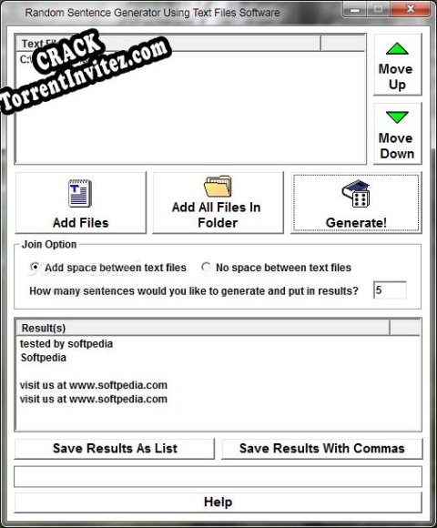 Random Sentence Generator Using Text Files Software key generator ...