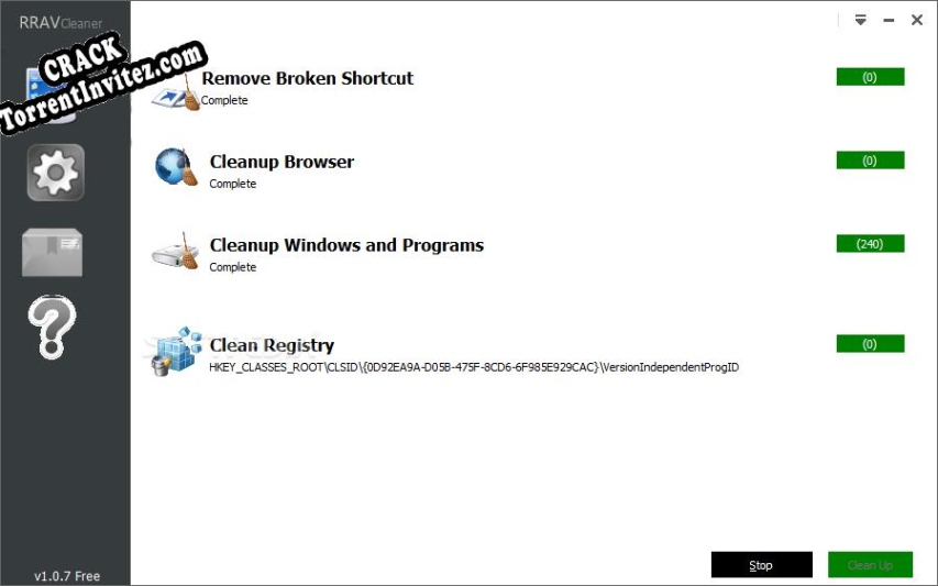 Key for RRAV Cleaner » Download