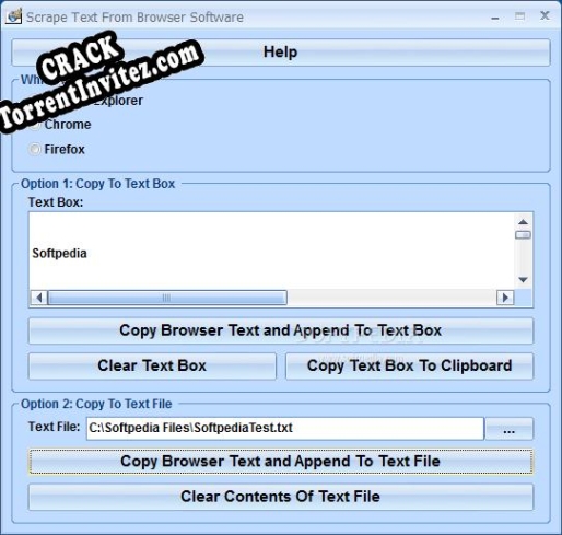 Key for Scrape Text From Browser Software » Download
