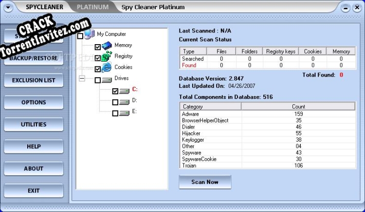 Key for Spy Cleaner Platinum » Download