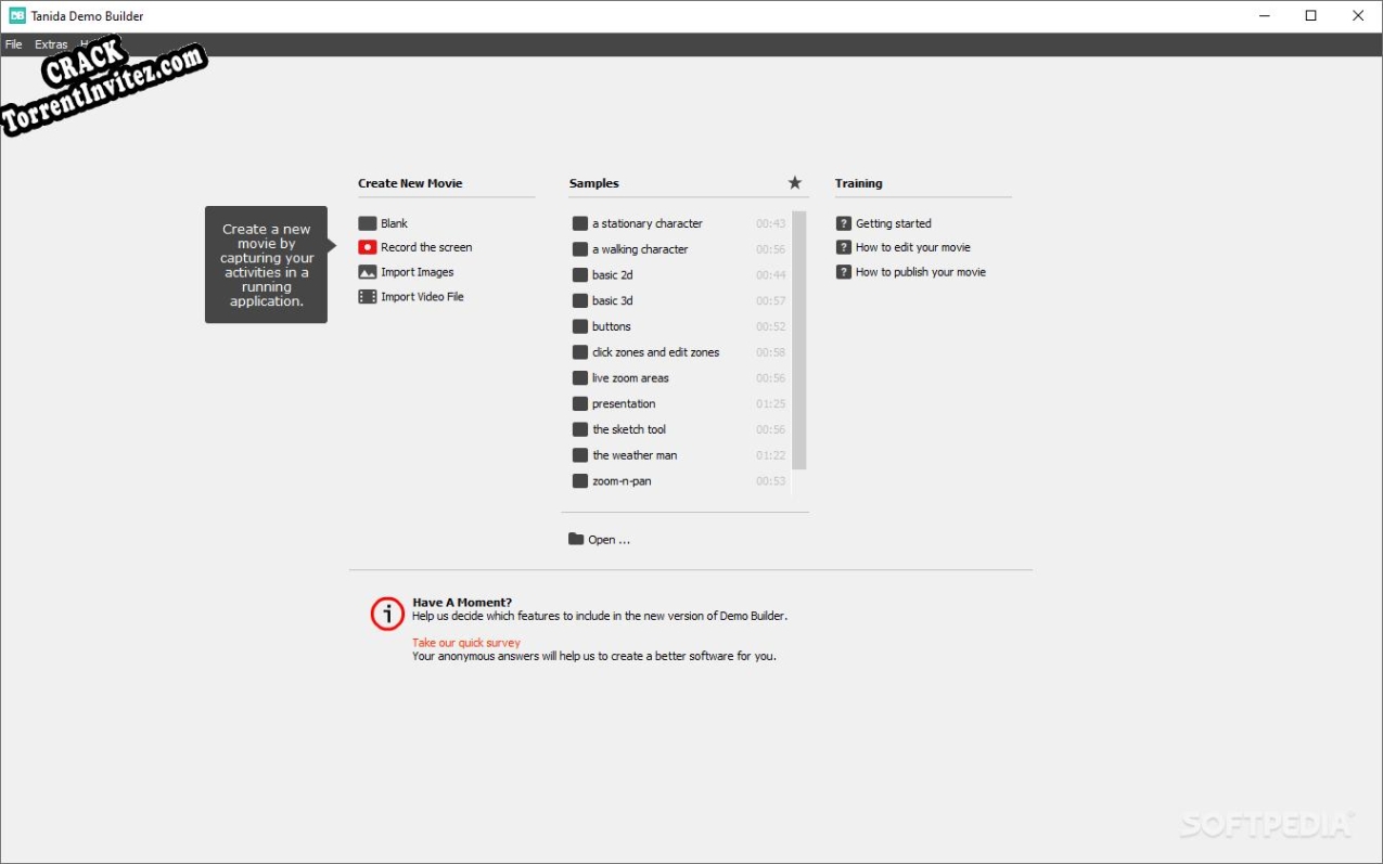 Registration key for the program Tanida Demo Builder » Download