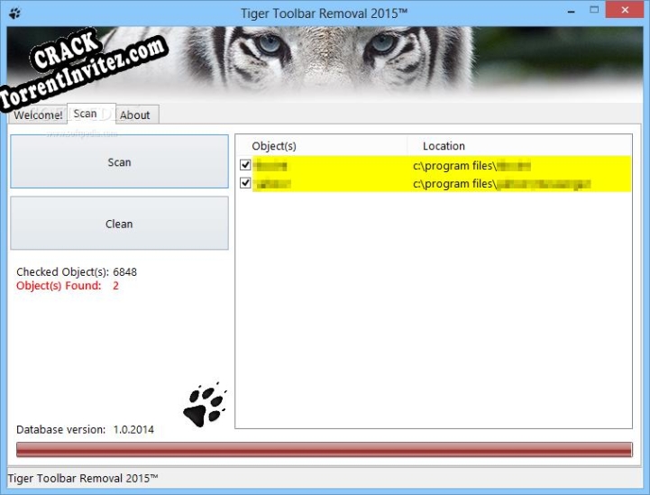 Tiger Toolbar Removal key generator » Download