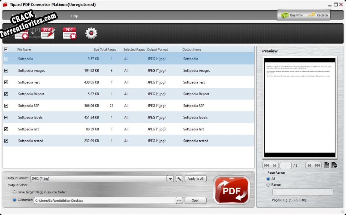 Key generator for Tipard PDF Converter Platinum » Download