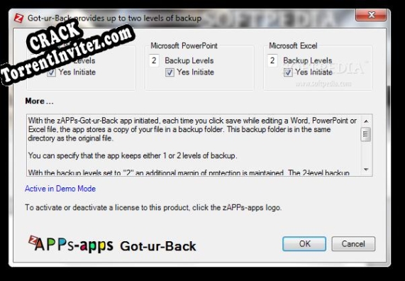 Key generator (keygen) zAPPs-Got-ur-Back » Download